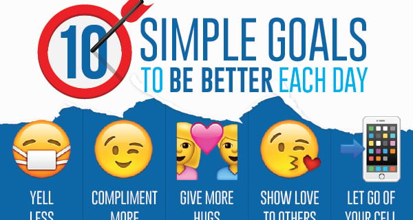 Infographic: 10 Simple Goals For Your Everyday Life | Catholic-Link