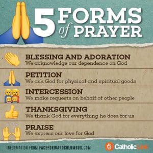 Infographic: 5 Forms of Prayer You Should Try | Catholic-Link
