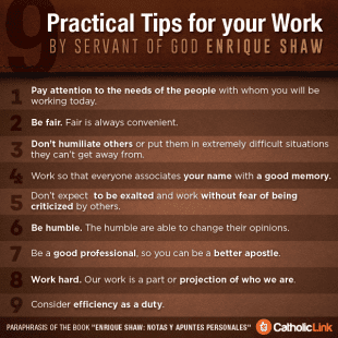 9 Practical Tips For Those Who Work According To Enrique Shaw