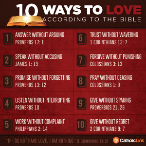 10 Ways To Love According To The Bible - Catholic-Link