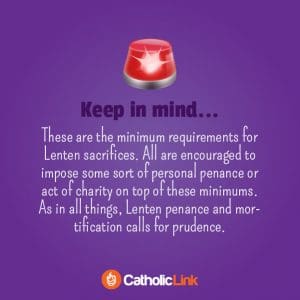 Why Do We Fast During Lent? An Illustrated Guide | Catholic-Link