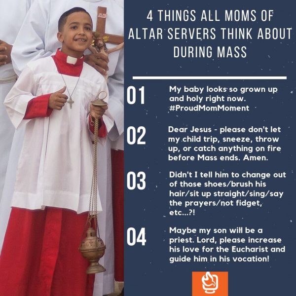 4 Things Moms Of Altar Servers Think About During Mass - Catholic-Link
